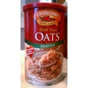 Country Choice Oats, Whole Grain, Irish Style, Steel Cut, Organic ...