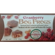 Bog Frogs Candy, Cranberry, Cape Cod: Calories, Nutrition Analysis ...