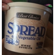 Best Choice Vegetable oil Spread: Calories, Nutrition Analysis & More ...