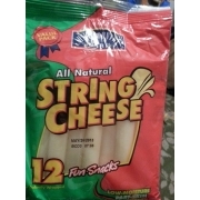 Hill Country Fare String Cheese: Calories, Nutrition Analysis & More ...