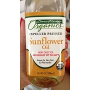 H-E-B Central Market Oil, Sunflower, Expeller Pressed: Calories ...