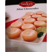 Nancy's Mini Cheesecakes, Classic 12 Ct: Calories, Nutrition Analysis ...