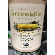 Publix Greenwise Market Organic Whole Kernel Corn: Calories, Nutrition ...