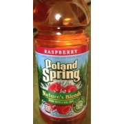 Poland Spring Spring Water & Real Juice, Nature's Blend Raspberry ...