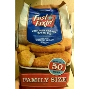 Fast Fixin' Strips, Chicken Breast, Made With White Meat: Calories ...