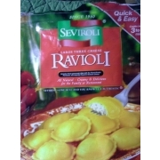 Seviroli Large Three Cheese Ravioli Pasta: Calories, Nutrition Analysis ...