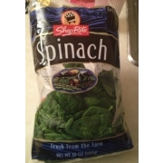 ShopRite Spinach: Calories, Nutrition Analysis & More | Fooducate