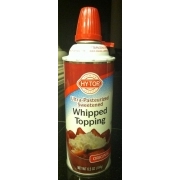 Hy Top Whipped Topping, Ultra-Pasteurized, Sweetened, Original ...