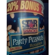Star Snacks Party Peanuts, Roasted, Salted: Calories, Nutrition ...