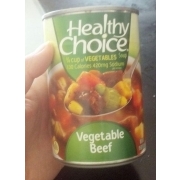 Healthy Choice Soup, Vegetable Beef: Calories, Nutrition Analysis ...