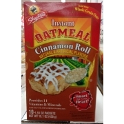 ShopRite Cinnamon Roll Instant Oatmeal: Calories, Nutrition Analysis ...