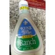 KEN'S Steak House Dressing, Ranch, Lite: Calories, Nutrition Analysis ...