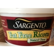 Sargento Cheese, Natural, Fat Free Ricotta: Calories, Nutrition ...