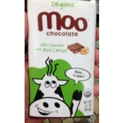 Moo Chocolate Organic Milk Chocolate With Rice Crisps: Calories ...