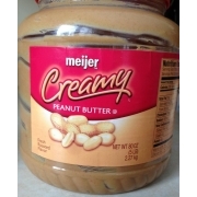 Meijer Creamy Peanut Butter: Calories, Nutrition Analysis & More ...