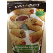 Tai Pei Spring Rolls, Vegetable, Mini: Calories, Nutrition Analysis ...