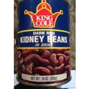King Cole Kidney Beans, Dark Red: Calories, Nutrition Analysis & More ...