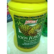 Parade Juice 100%, Pineapple: Calories, Nutrition Analysis & More ...