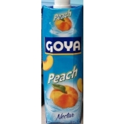Goya Nectar, Peach: Calories, Nutrition Analysis & More | Fooducate