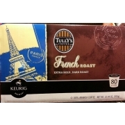 Tully's Coffee French Roast, 80 Ct K-Cups: Calories, Nutrition Analysis ...
