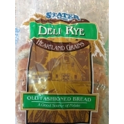 Stater Bros Deli Rye, Heartland Grains, Old Fashioned Bread: Calories ...