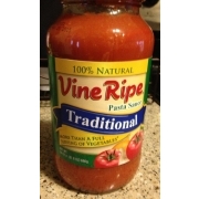 Vine Ripe Pasta Sauce, Traditional: Calories, Nutrition Analysis & More ...