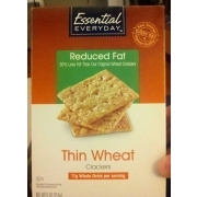 Essential Everyday Reduced Fat Thin Wheat Crackers: Calories, Nutrition ...