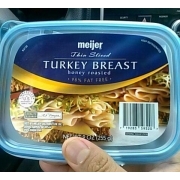 Meijer Turkey Breast, Honey Roasted: Calories, Nutrition Analysis ...