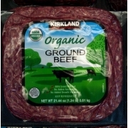 Kirkland Signature Ground Beef, Organic: Calories, Nutrition Analysis ...