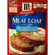 McCormick Meat Loaf Seasoning Mix: Calories, Nutrition Analysis & More ...
