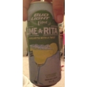 Bud Light Lime-A-Rita Beer: Calories, Nutrition Analysis & More | Fooducate