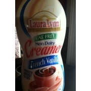 Laura Lynn Creamer, Non Dairy, Fat Free, French Vanilla: Calories ...