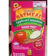 Shop Rite Oat Meal Apples & Cinnamom All Natural Flavors: Calories ...