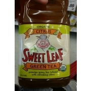Sweet Leaf Green Tea, Premium Green Tea Infused With Citrus: Calories ...