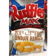 Ruffles Max Beer Battered Onion Rings Potato Chips: Calories, Nutrition ...