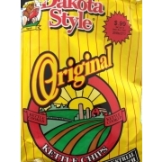 Dakota Style Chips, Kettle Cooked, Original: Calories, Nutrition ...