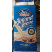 Blue Diamond Milk, Almond, Vanilla: Calories, Nutrition Analysis & More ...