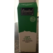 Essential Everyday Light Cream, Grade A: Calories, Nutrition Analysis ...