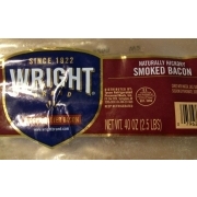 Wright Brand Bacon, Naturally Hickory, Smoked: Calories, Nutrition ...