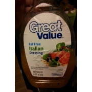 Great Value Italian Dressing, Fat Free: Calories, Nutrition Analysis ...