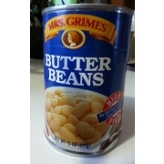 Mrs, Grimes Beans, Butter: Calories, Nutrition Analysis & More | Fooducate