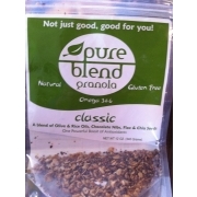Pure Blend Granola, Blend Of Olive & Rice Oils, Chocolate Nibs, Flax ...