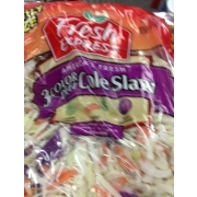 Fresh Express Cole Slaw, 3-Color Deli Family Size: Calories, Nutrition ...