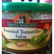 Santa Barbara Salsa, Medium, Roasted Tomatillo: Calories, Nutrition ...