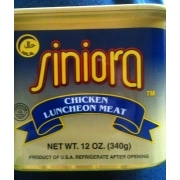Siniora Luncheon Meat, Chicken: Calories, Nutrition Analysis & More ...