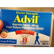 Adivl Ibuprofen Tablets, Fever Reducer / Pain Reliever: Calories ...
