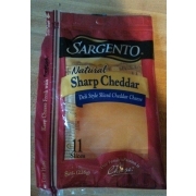 Sargento Cheese, Cheddar, Deli Style: Calories, Nutrition Analysis ...