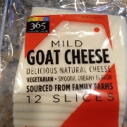 User added: 365 mild goat cheese slices: Calories, Nutrition Analysis ...