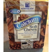 Nutrition Now Soft Chews, Calcium, Chocolate: Calories, Nutrition ...