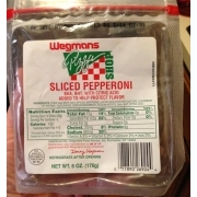 Wegmans Pizza Shop Pizza, Pepperoni, Sliced: Calories, Nutrition ...